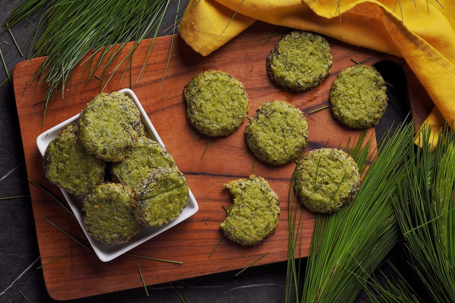 Easy Pine Needle Cookies