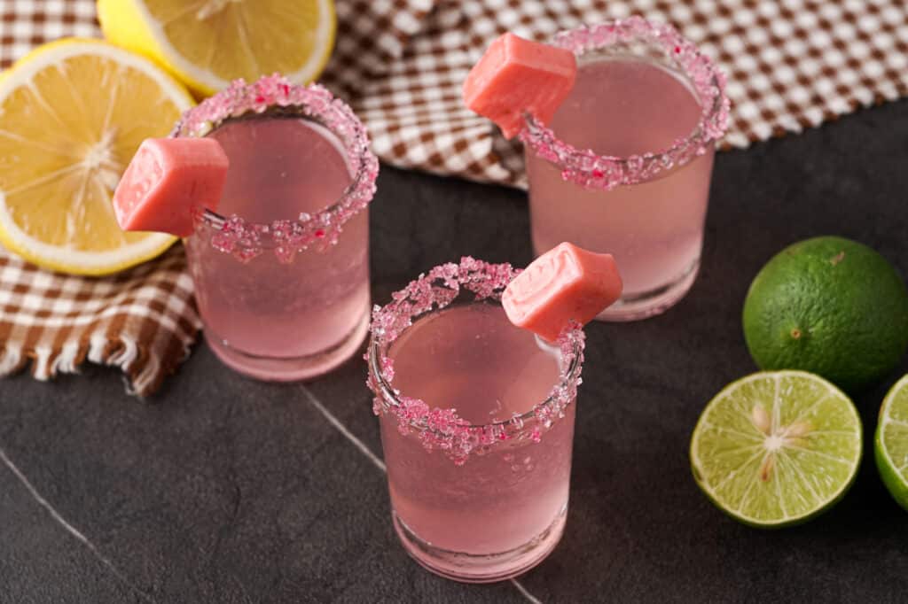 Simple Pink Starburst Shots
